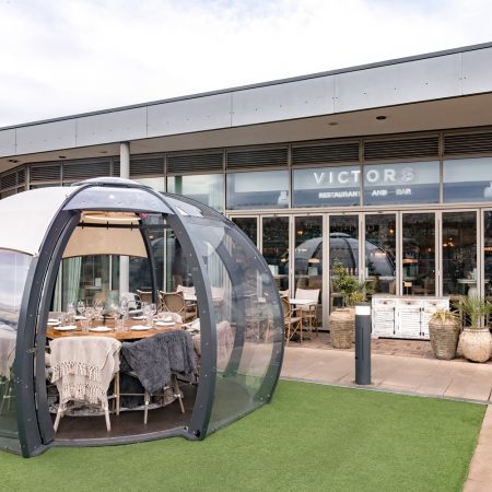 Victors Oxford, Westgate. Everyday luxury under the wisteria.